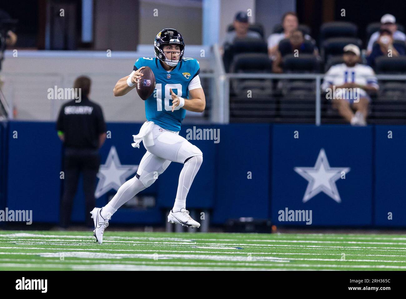 Jacksonville Jaguars quarterback Nathan Rourke (18) is seen during the ...