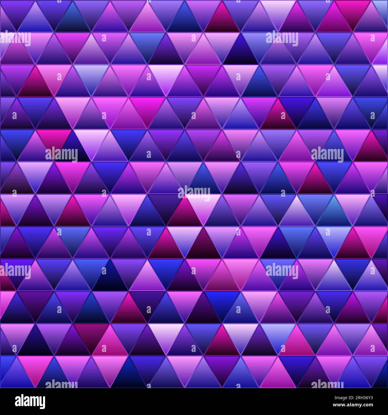 abstract vector stained-glass triangle mosaic background - purple and ...