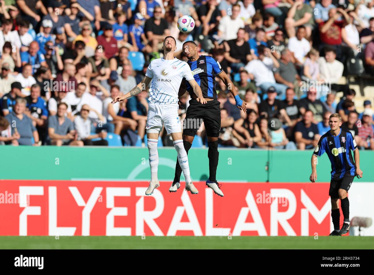 13 August 2023, Hesse, Frankfurt/M.: Soccer: DFB Cup, FSV Frankfurt ...