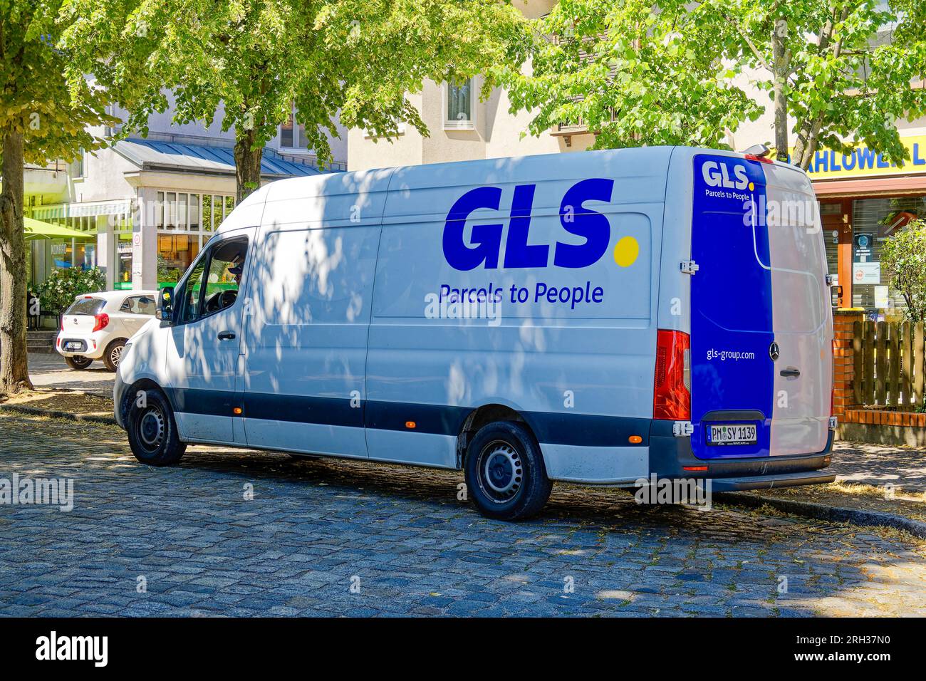 Mahlow, Germany - July 11, 2023: GLS parcel delivery van parked on a ...