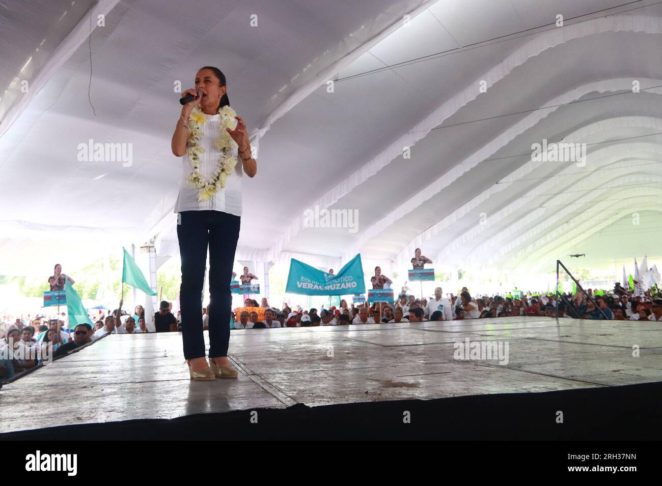 Non Exclusive: August 11, 2023 in Ciudad Mendoza, Veracruz, Mexico: The ...