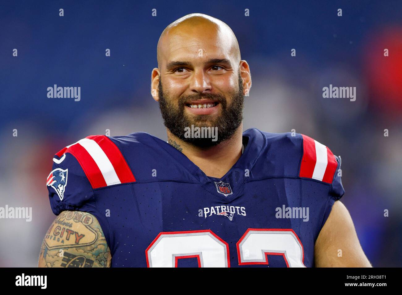 New England Patriots defensive end Lawrence Guy Sr. (93) reacts ...