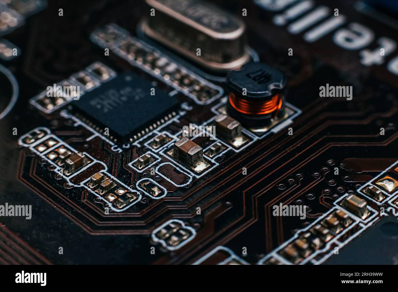 Circuit board repair. Electronic hardware modern technology ...