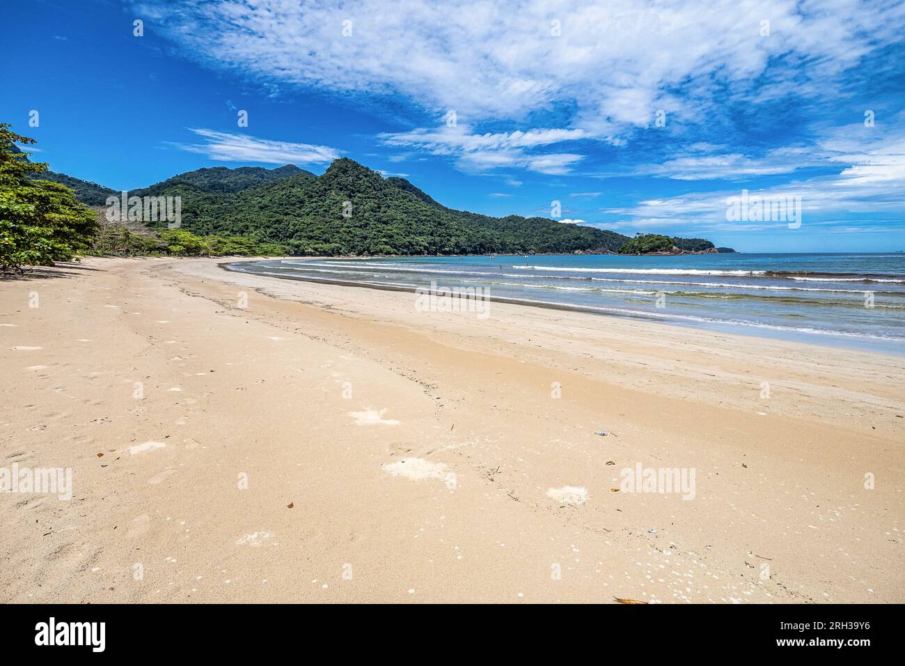 Dois Rios beach on Ilha Grande, Angra dos Reis, Rio de Janeiro, Brazil. Brazilian landscape ...