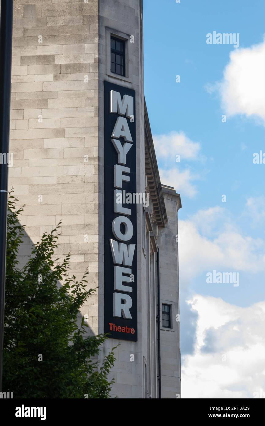 Southampton, United Kingdom - August 6th, 2023:- The Mayflower Theatre ...