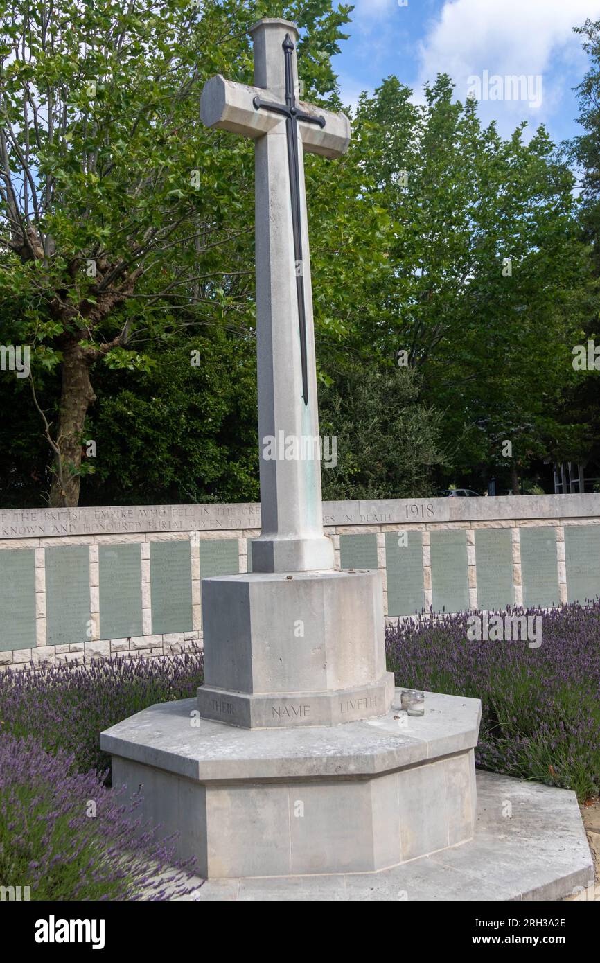 Southampton, United Kingdom - August 6th, 2023:- The Cross of Sacrifice ...