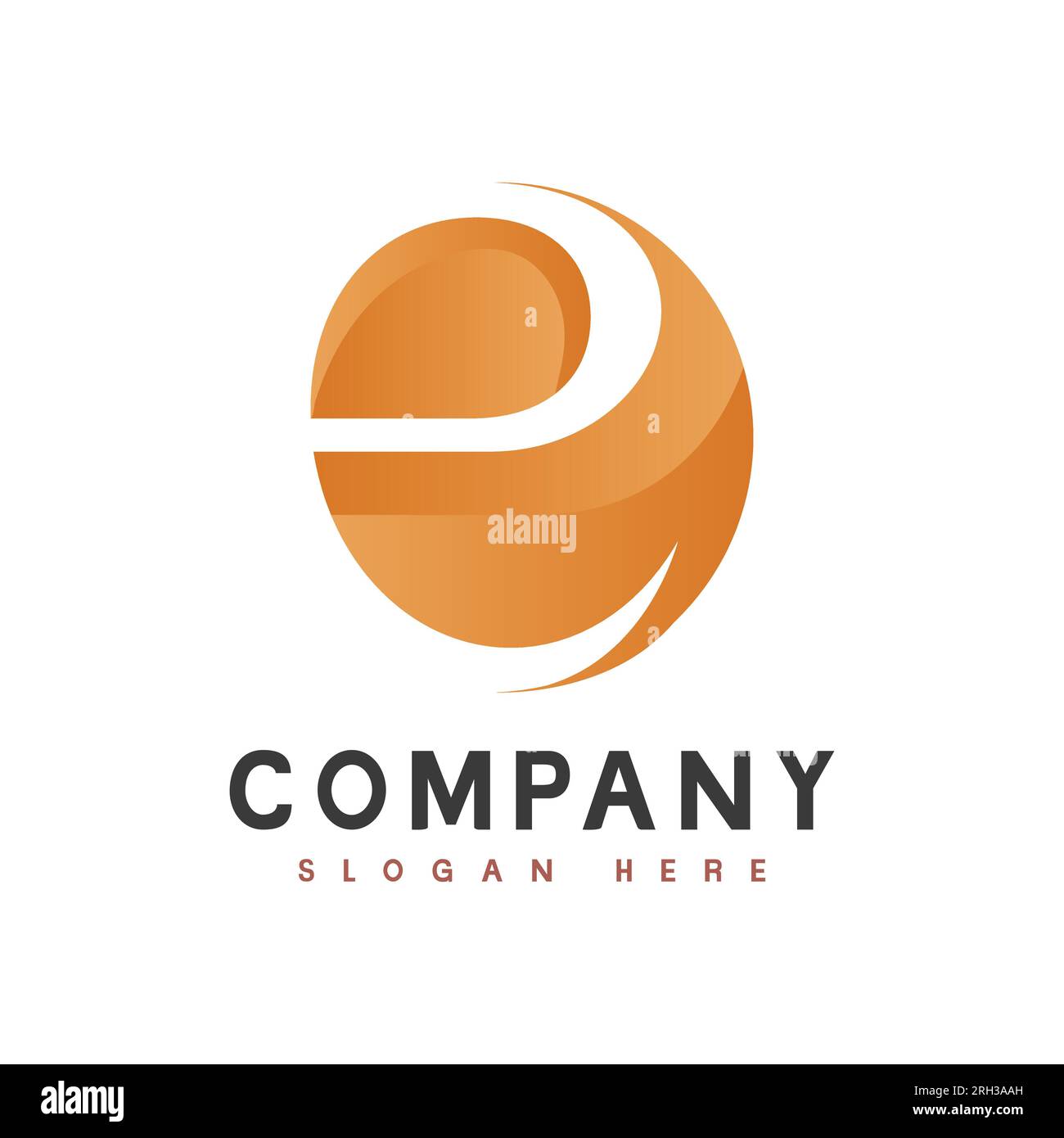 Modern 3D Abstract Initial Letter e Monogram Text Letter Logo Design E ...