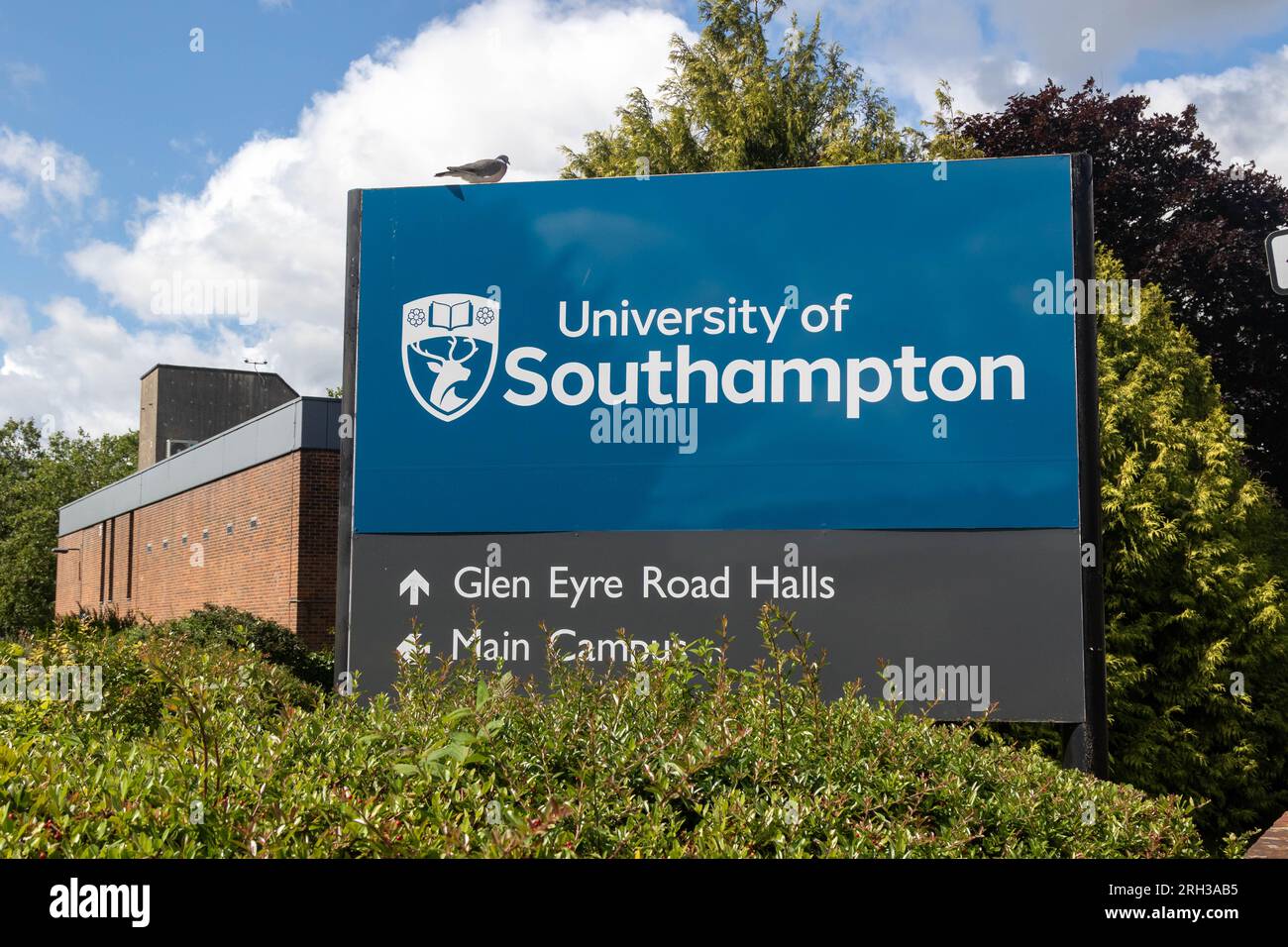 Southampton, United Kingdom - August 6th, 2023:- A sign at the edge of ...