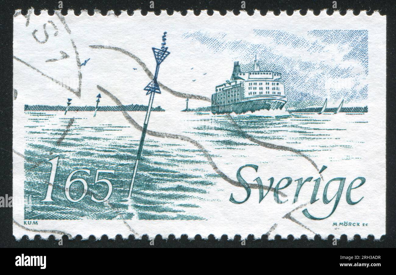 SWEDEN - CIRCA 1982: stamp printed by Sweden, shows Ferry, circa 1982 ...
