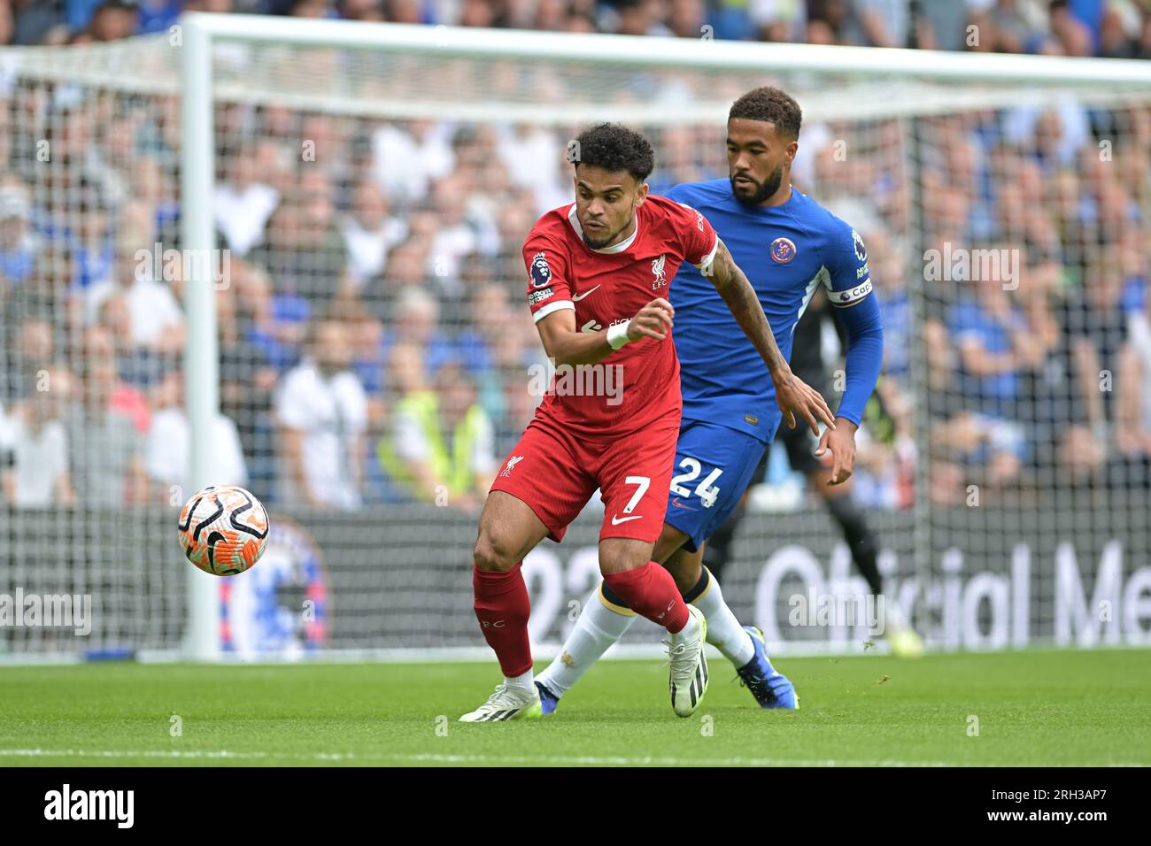London, UK. 13th Aug, 2023. London UK 13 Aug 23. Reece James of Chelsea ...