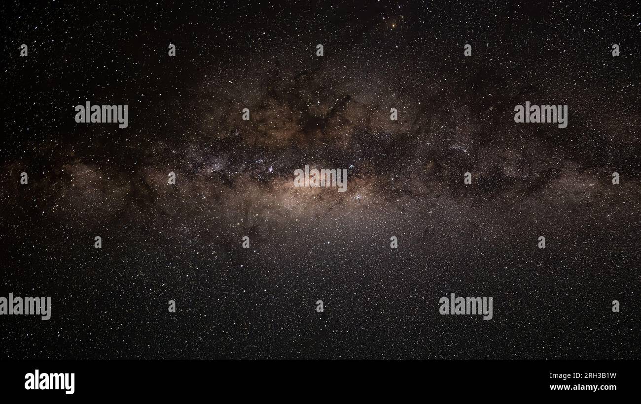 open starry night sky angled astrophotography space long exposure Stock ...
