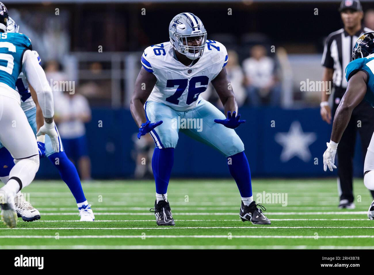 Dallas Cowboys offensive tackle Asim Richards (76) is seen during the ...