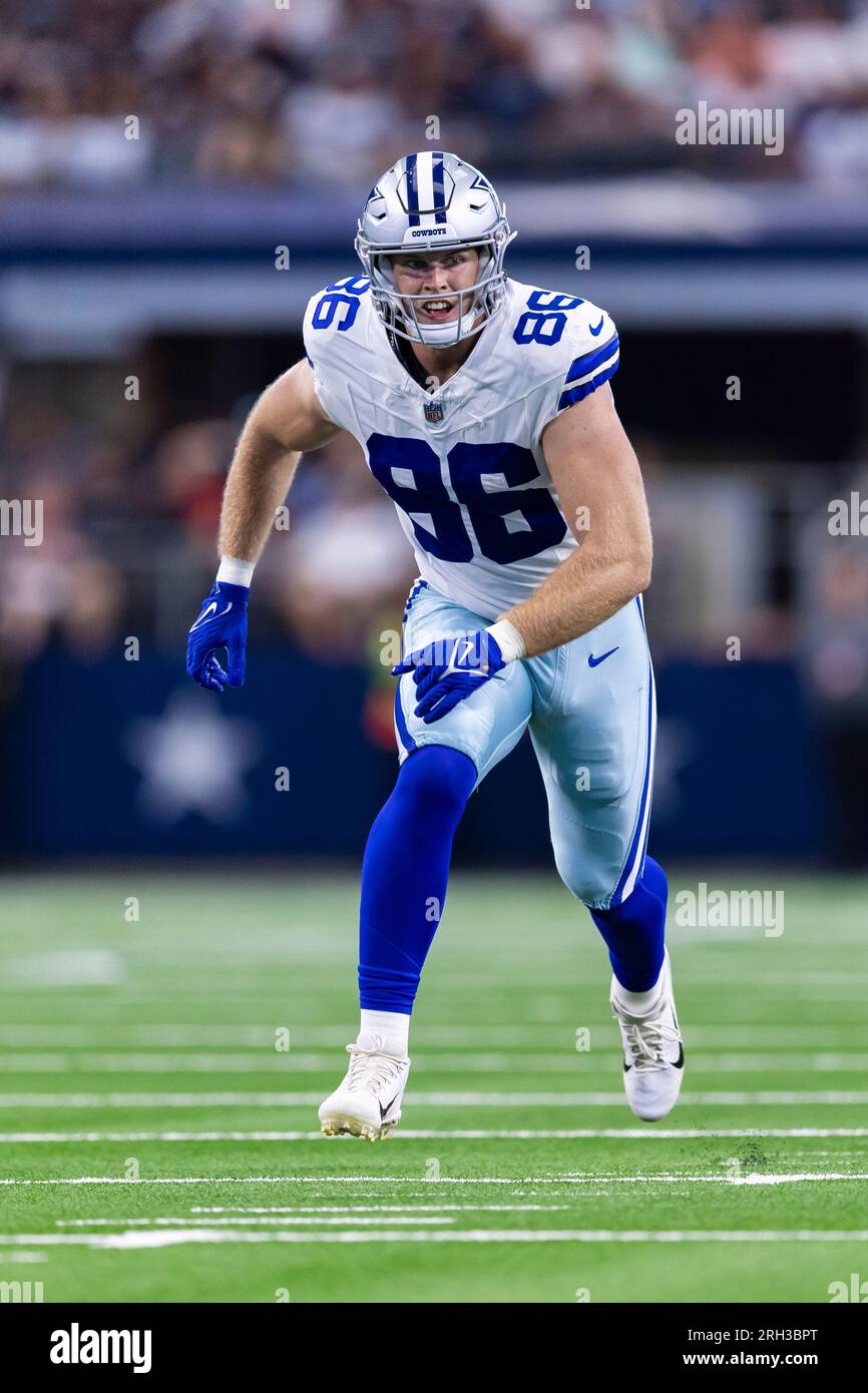 Dallas Cowboys tight end Luke Schoonmaker (86) is seen during the first ...