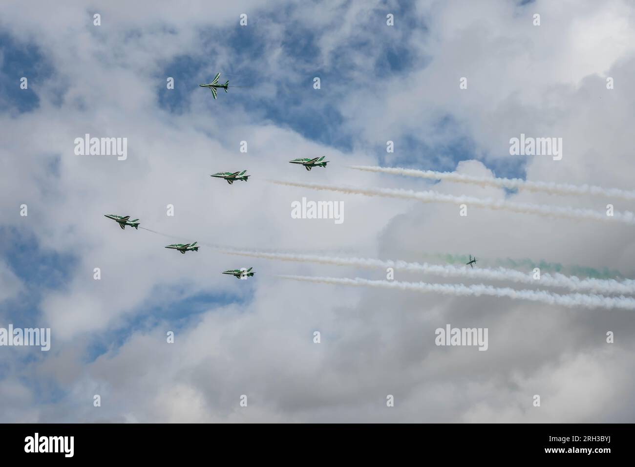 GLOUCESTERSHIRE, ENGLAND - 15 July 2023: Royal Saudi Air Force BAE ...