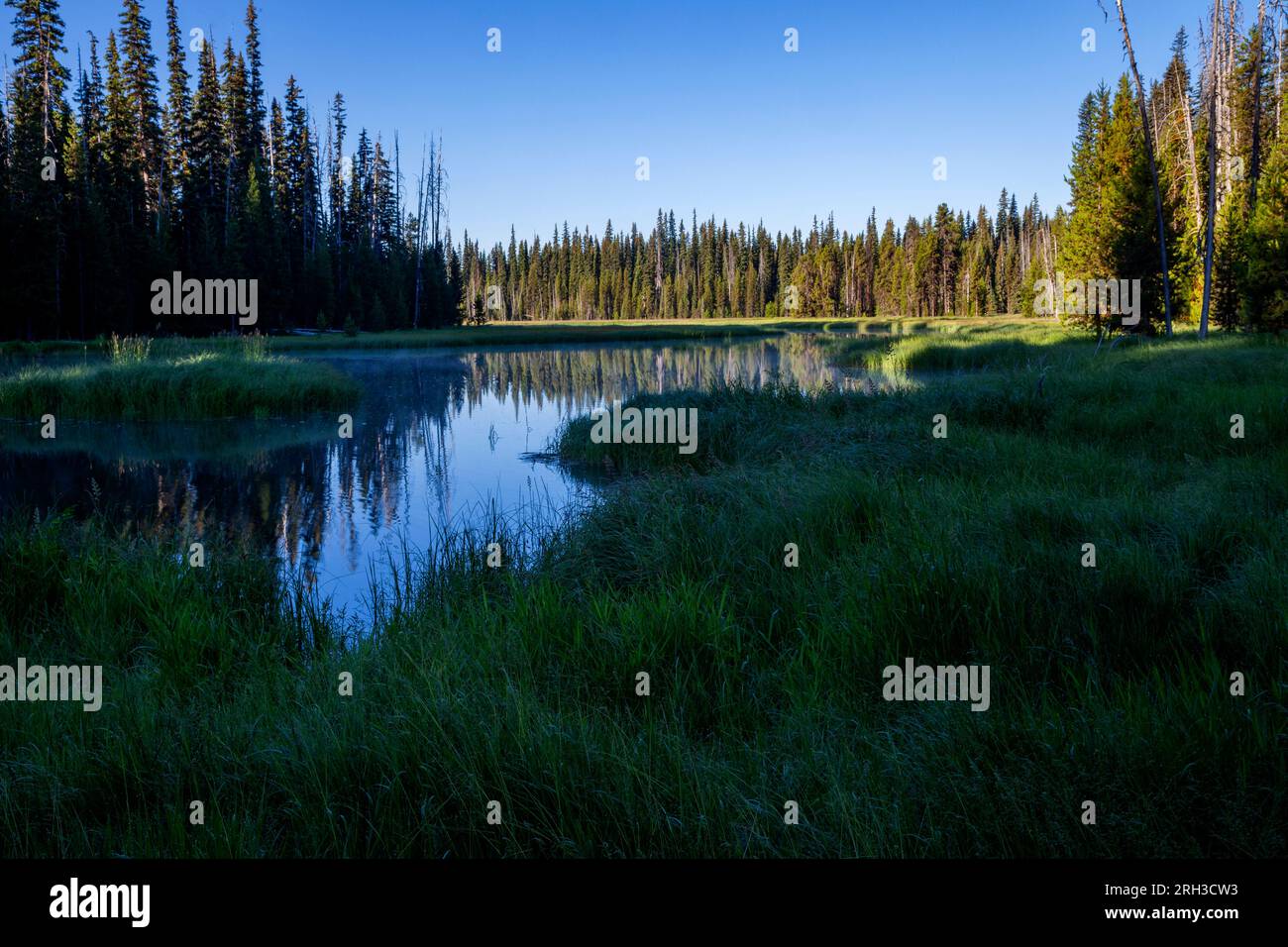 The Deschutes River starts its journey to the Columbia River from Lower ...