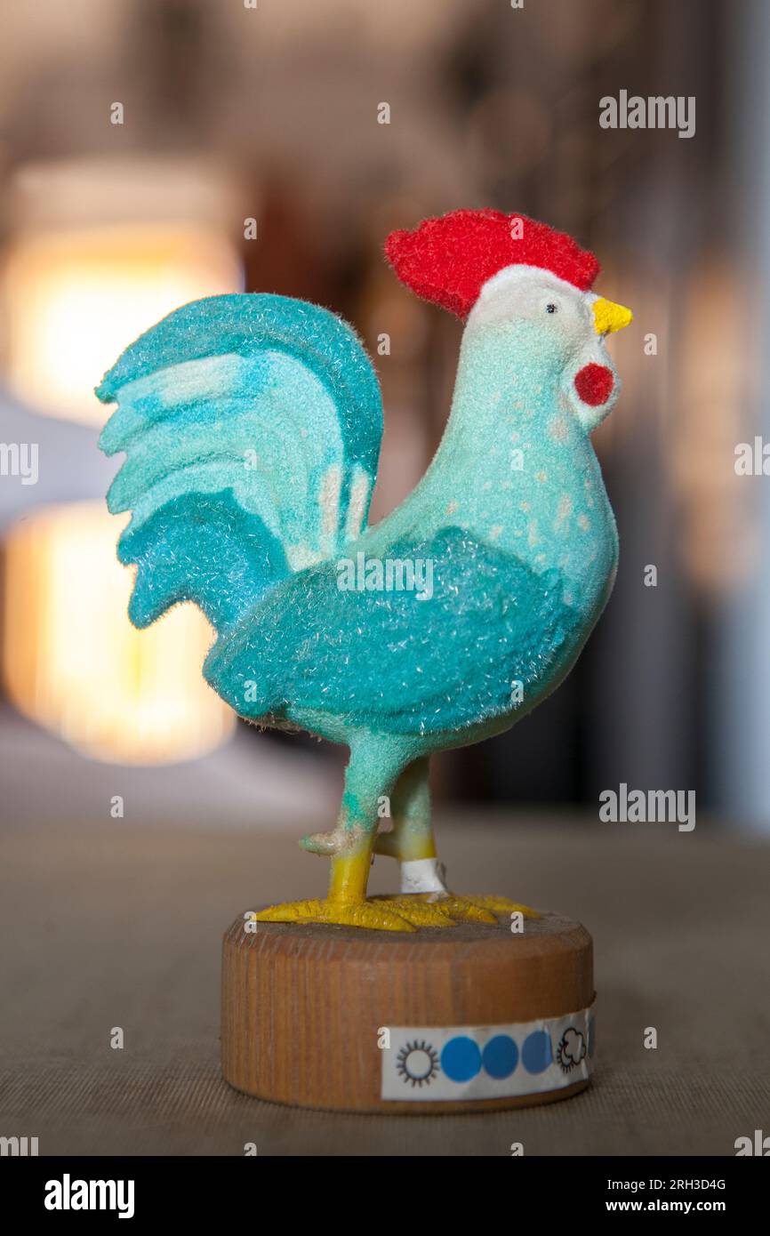Old traditional Portuguese Weather Rooster or Galo do Tempo. It has the quality of predicting ...