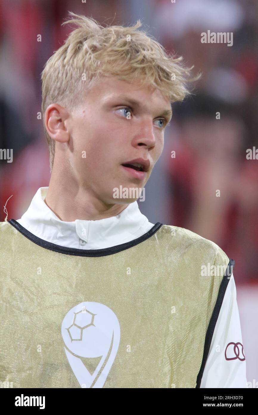 MUNICH, Germany. , . 41, Frans Krätzig, Kraetzig during warm up for the ...