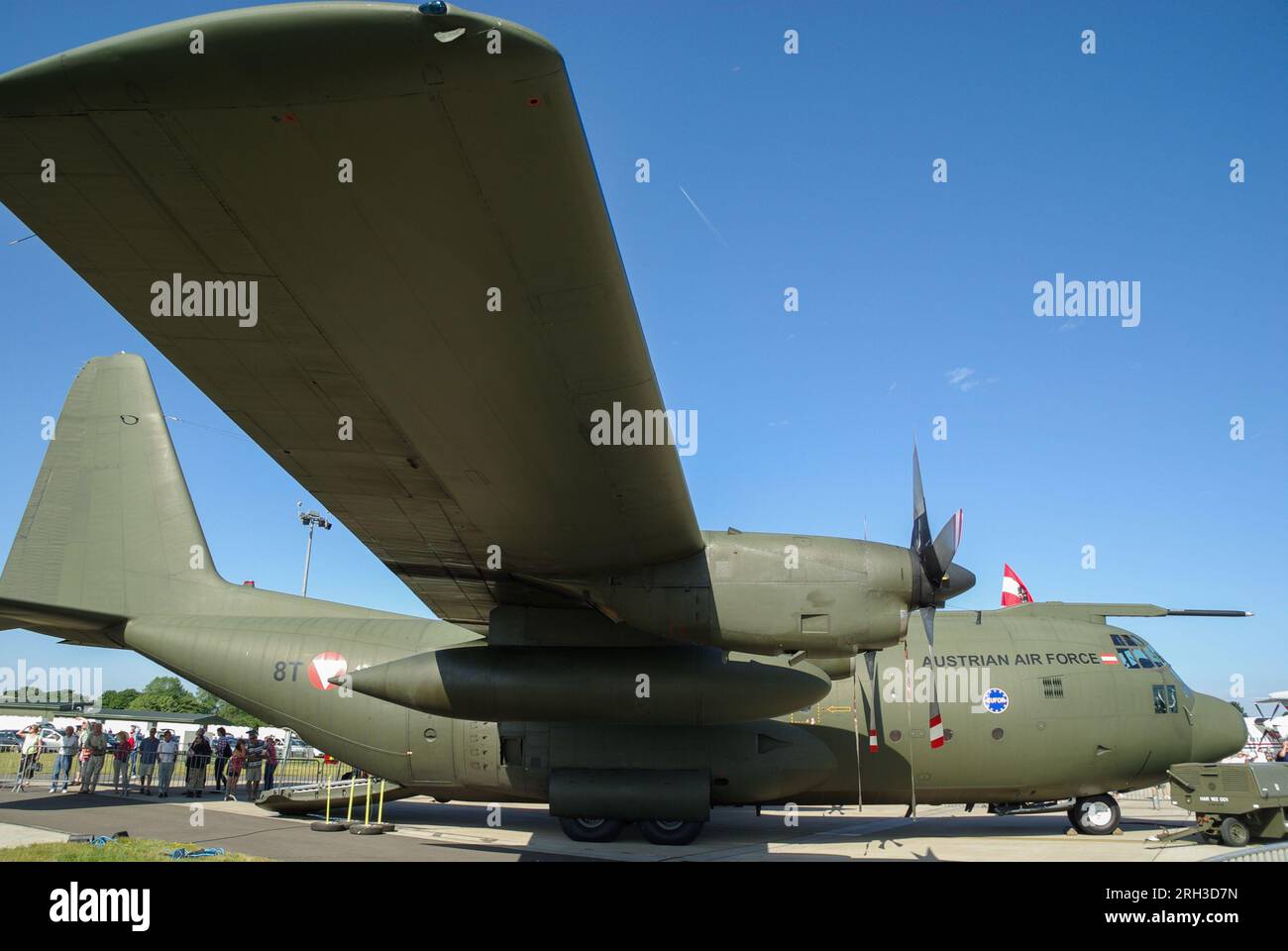 Austrian Air Force Lockheed C-130K Hercules 8T-CA transport plane on ...