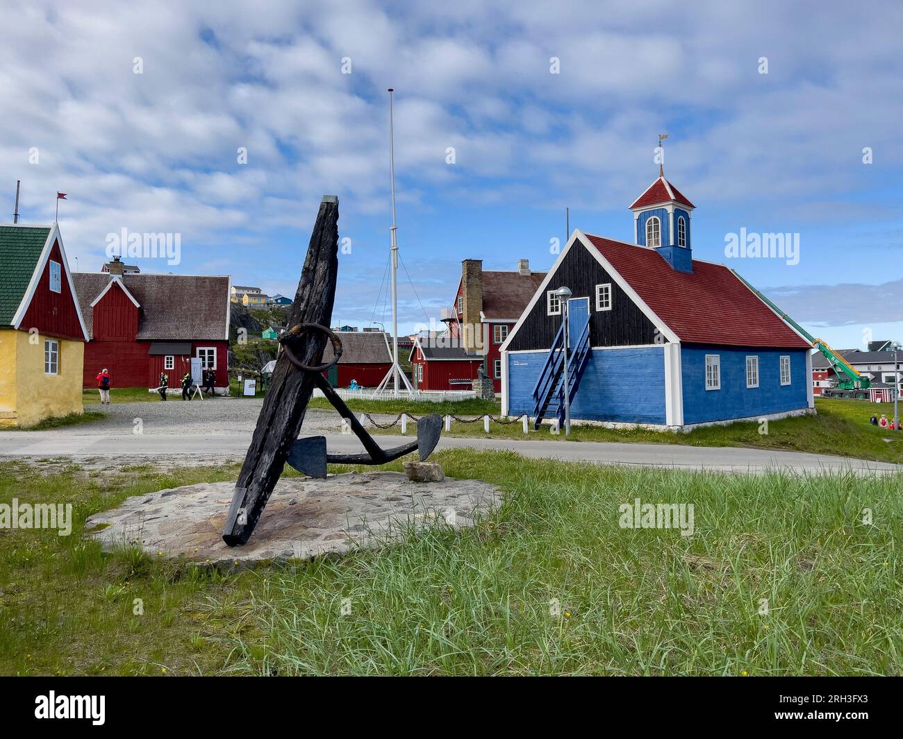 Western Greenland, Qeqqata Municipality, Sisimiut. Sisimiut Museum aka ...