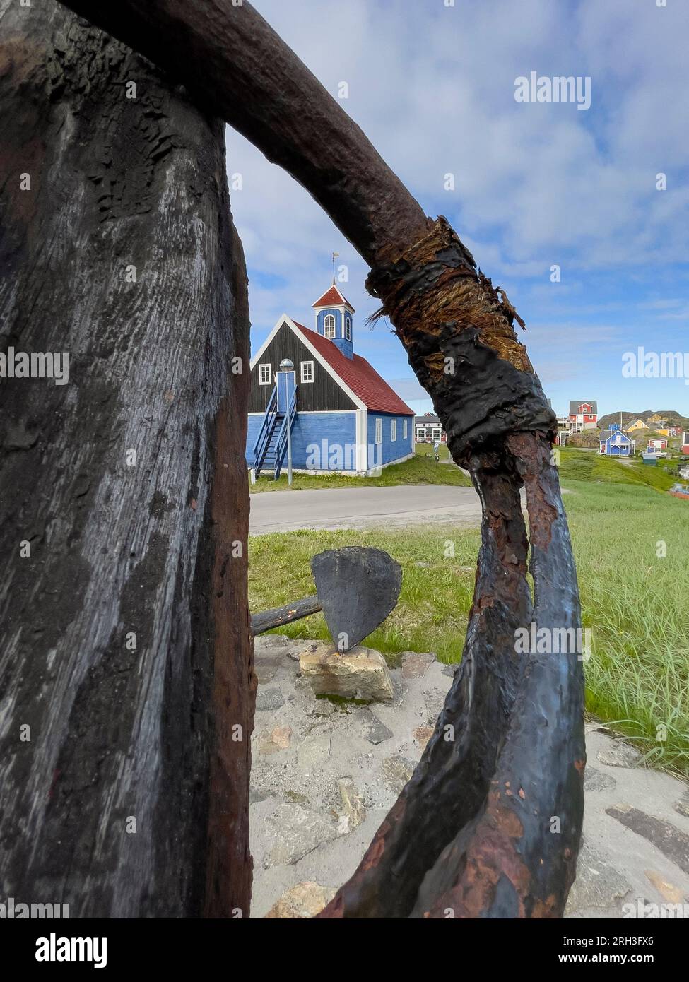 Western Greenland, Qeqqata Municipality, Sisimiut. Sisimiut Museum aka ...