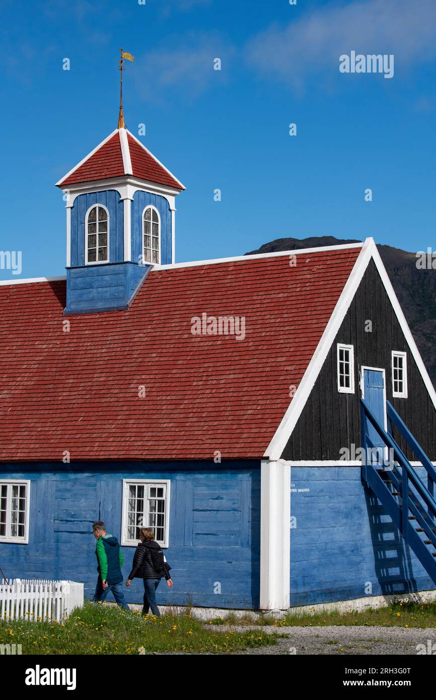 Western Greenland, Qeqqata Municipality, Sisimiut. Sisimiut Museum aka ...