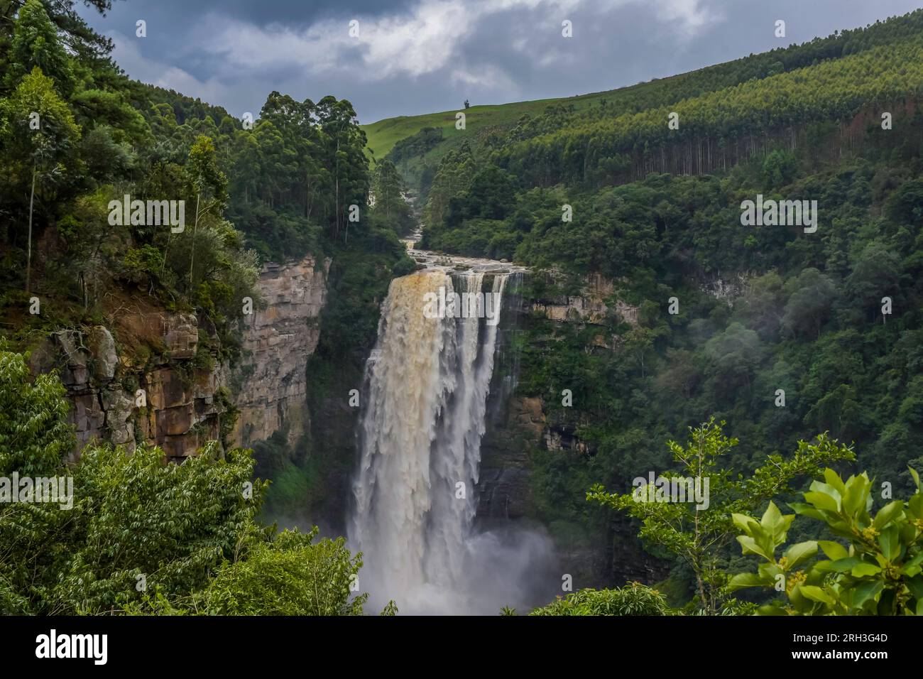 Karkloof waterfall in midlands meander KZN south africa Stock Photo - Alamy
