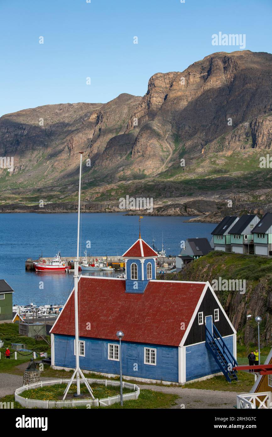 Western Greenland, Qeqqata Municipality, Sisimiut. Sisimiut Museum aka ...