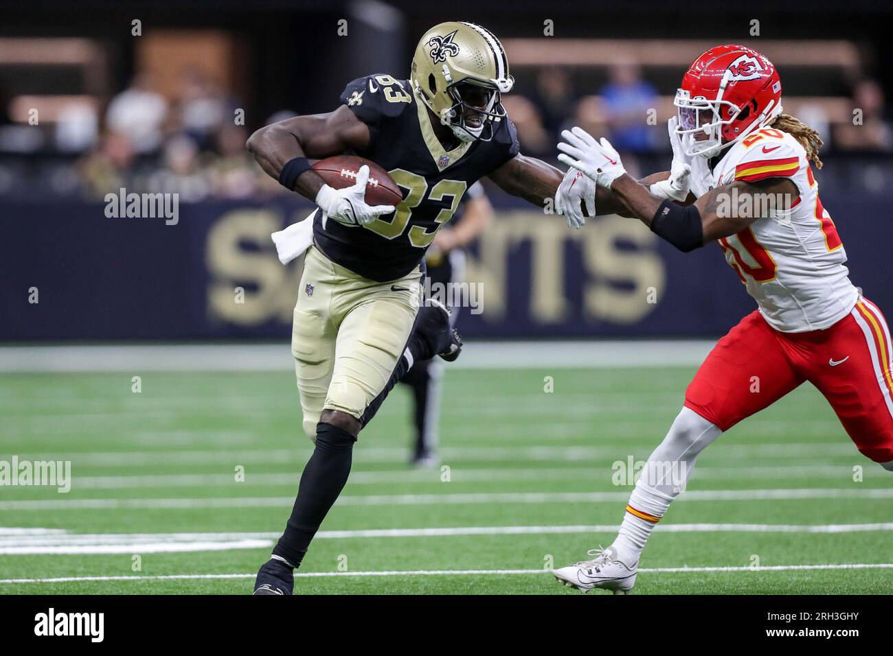 New Orleans, USA. August 13, 2023: New Orleans Saints wide receiver ...