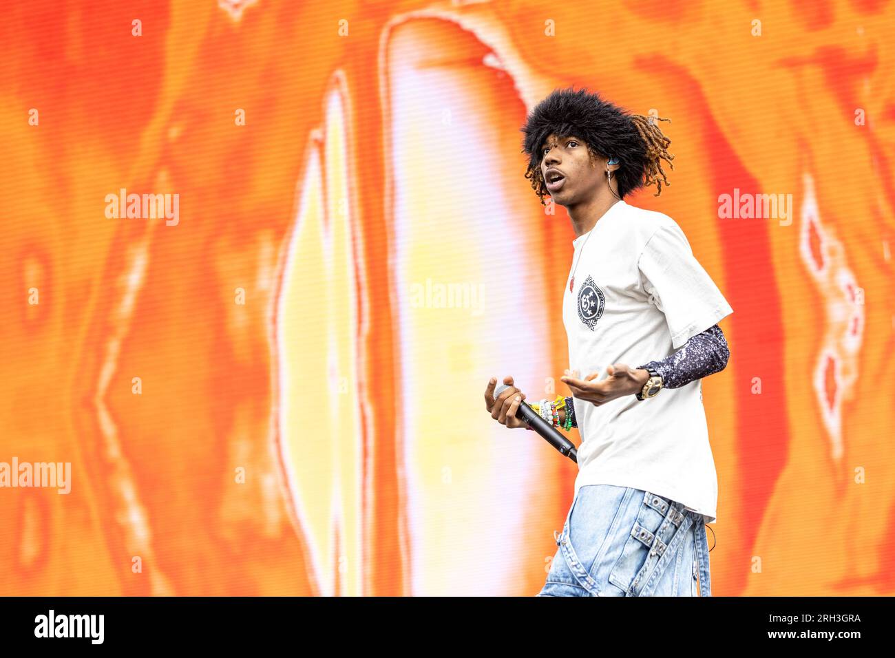 San Francisco, USA. 12th Aug, 2023. Rapper Midwxst (Edgar Nathaniel ...