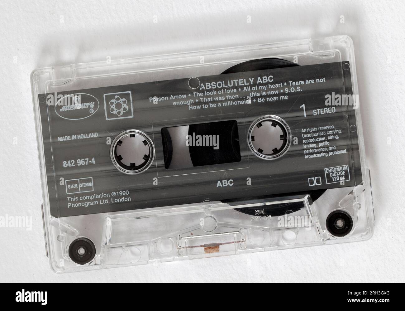 Absolutely by ABC Audio Music Cassette Tape Stock Photo - Alamy