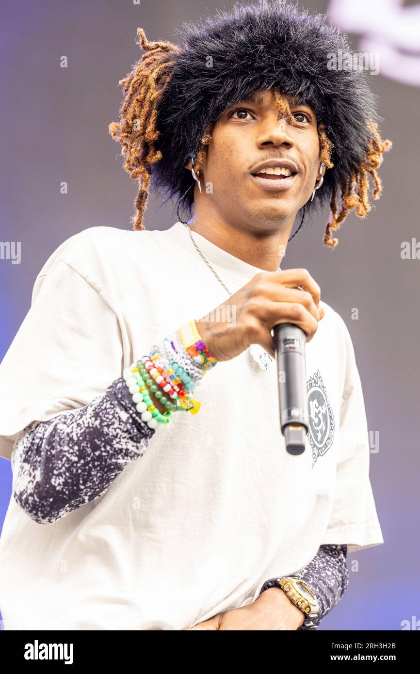 San Francisco, USA. 12th Aug, 2023. Rapper Midwxst (Edgar Nathaniel ...