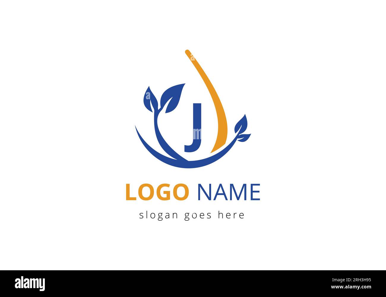 Agriculture Logo On J Letter Concept. Agriculture and farming logo ...