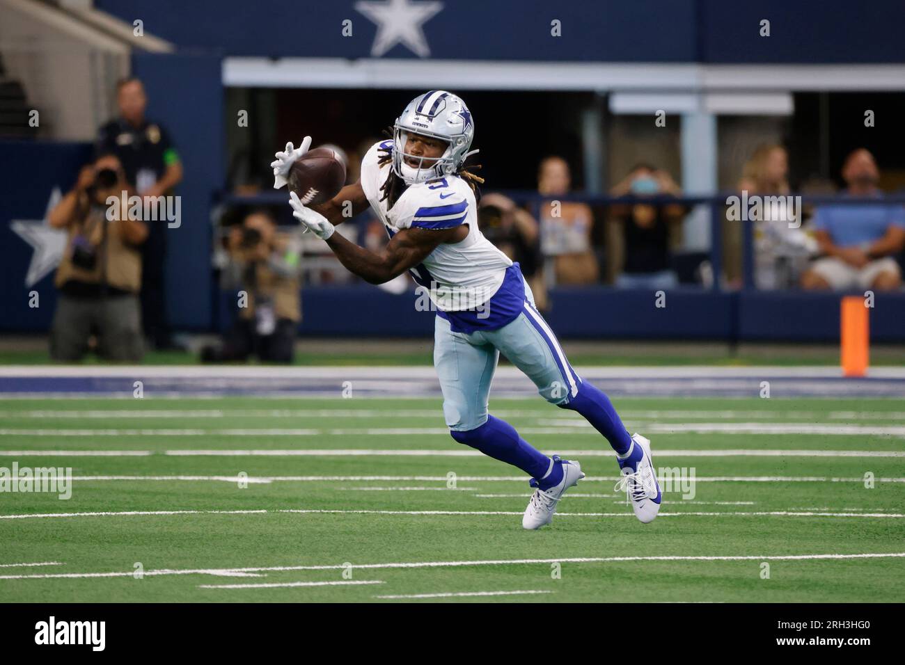 Dallas Cowboys wide receiver KaVontae Turpin (9) makes a reception ...