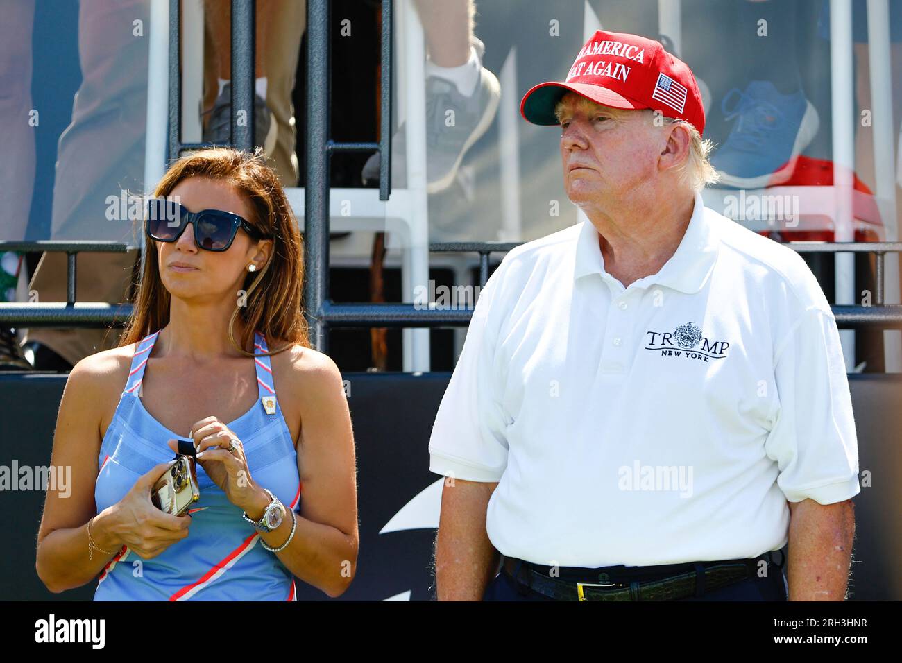 BEDMINSTER, NJ - AUGUST 13: Former President Donals J. Trump and ...