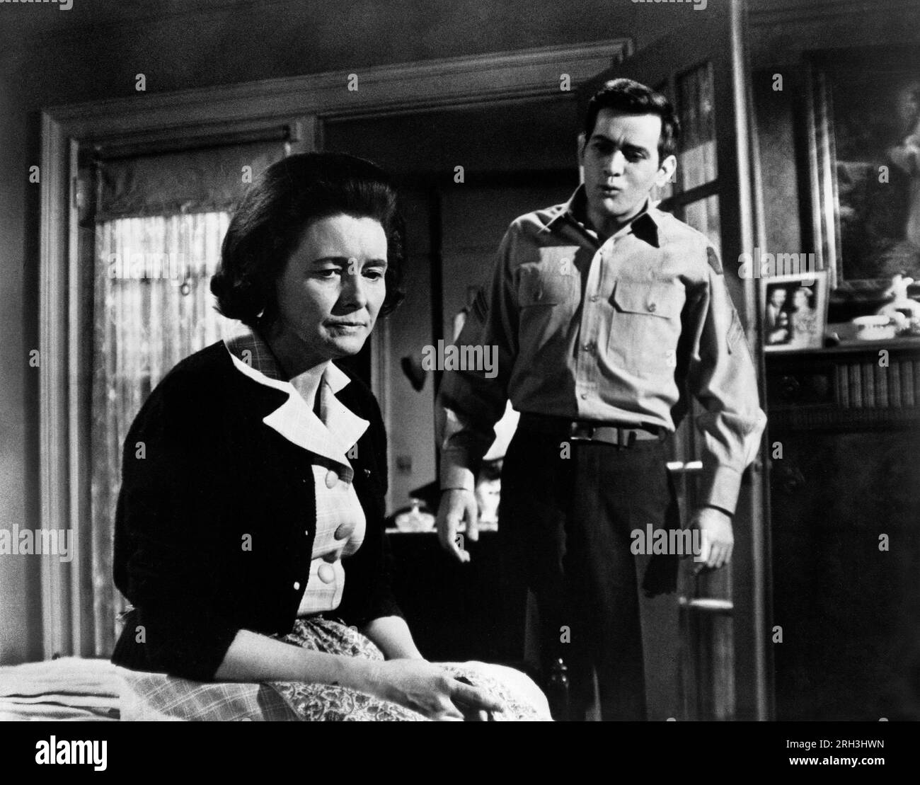 Patricia Neal, Martin Sheen, on-set of the Film, "The Subject Was Roses ...