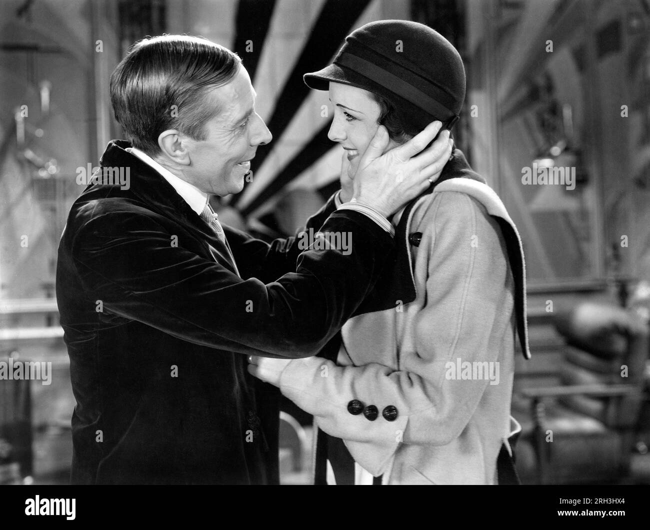 George Arliss, Mary Astor, on-set of the Film, "A Successful Calamity ...