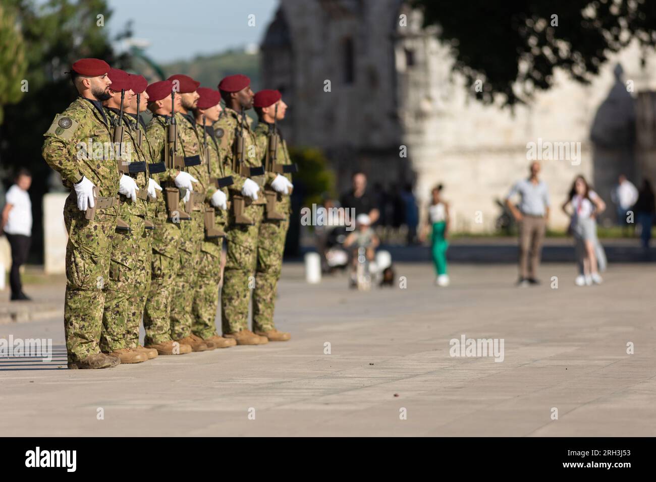 17 April 2023 Lisbon, Portugal: Portugal Commandos - special forces ...