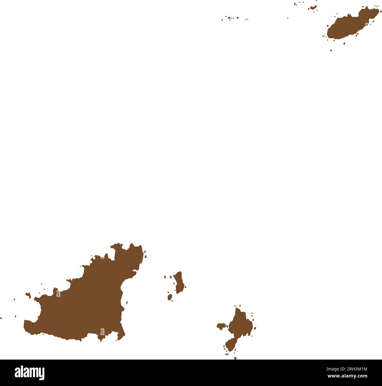 Guernsey vector map hi-res stock photography and images - Alamy