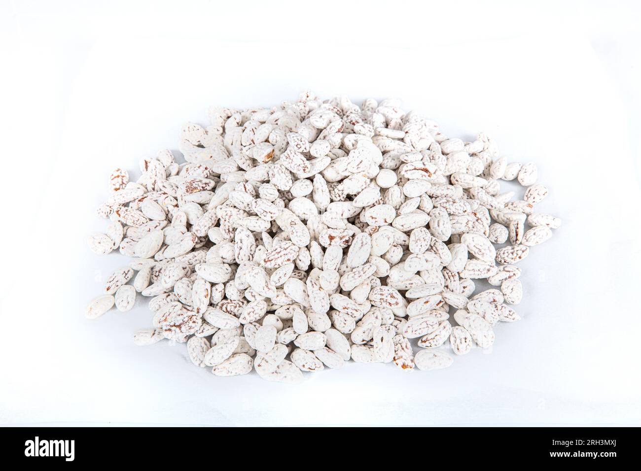 Mardin almond candy. Turkish Badem Sekeri, almond, top view of almond ...