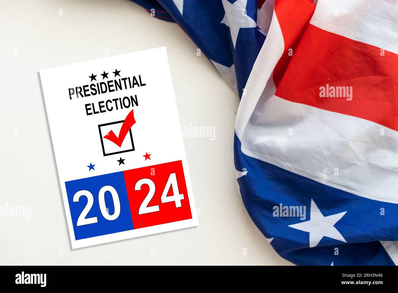 3d usa vote button on white background Stock Photo - Alamy