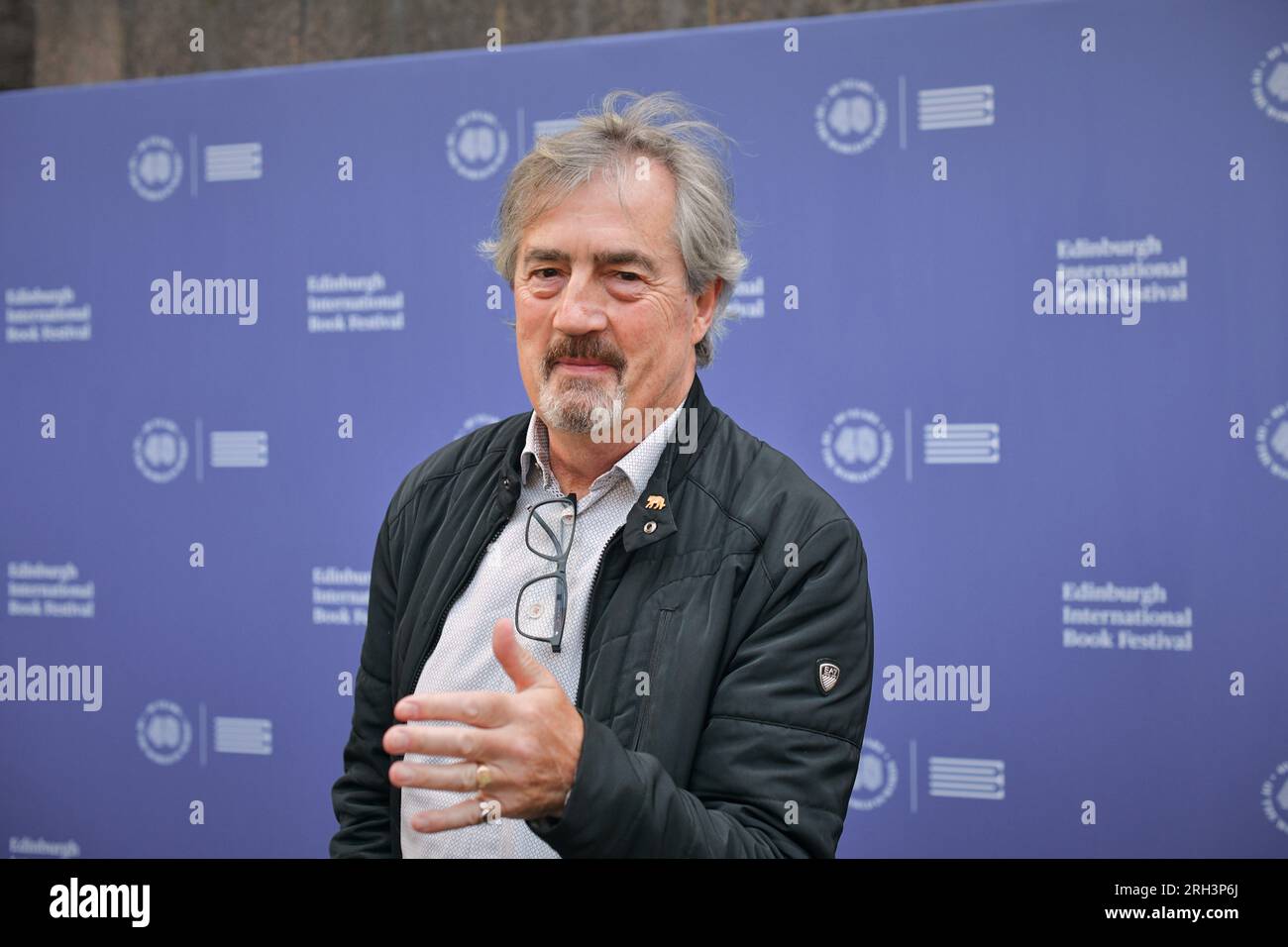 Edinburgh Scotland, UK 13 August 2023. Sebastian Barry at the Edinburgh ...
