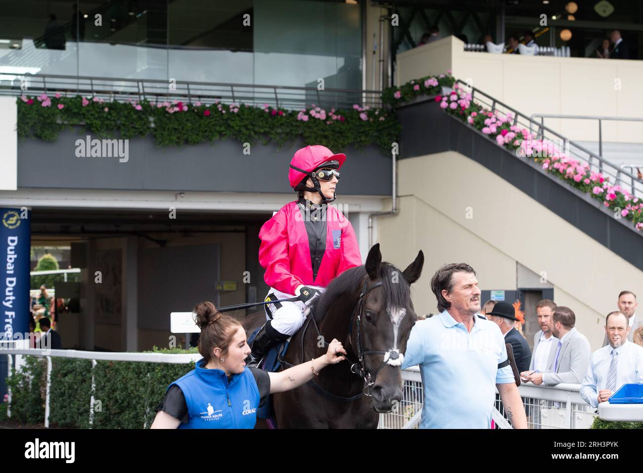 Ascot, Berkshire, UK. 12th August, 2023. Horse Nolton Cross ridden by ...