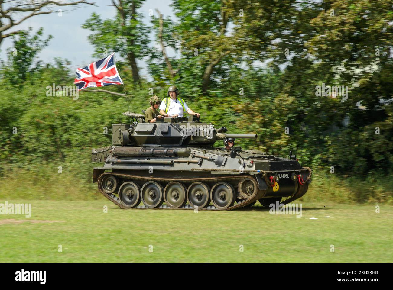 Alvis FV101 Scorpion British armoured reconnaissance vehicle, light ...