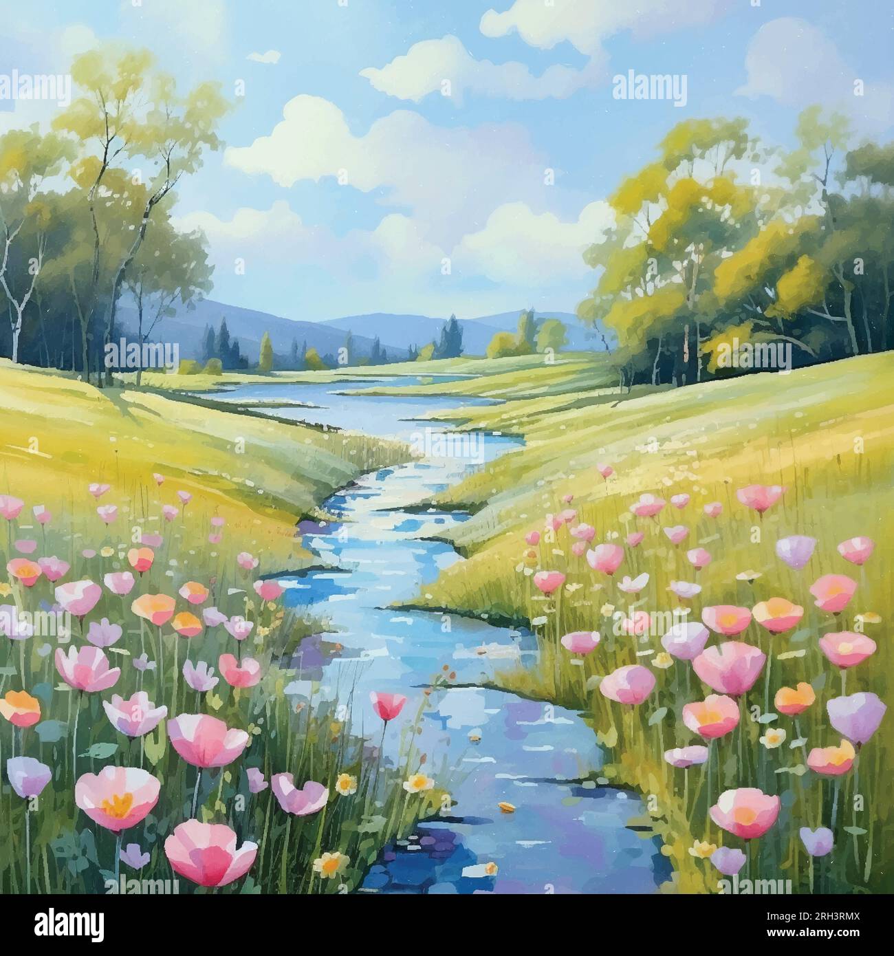 Farms background picture Stock Vector Images - Alamy