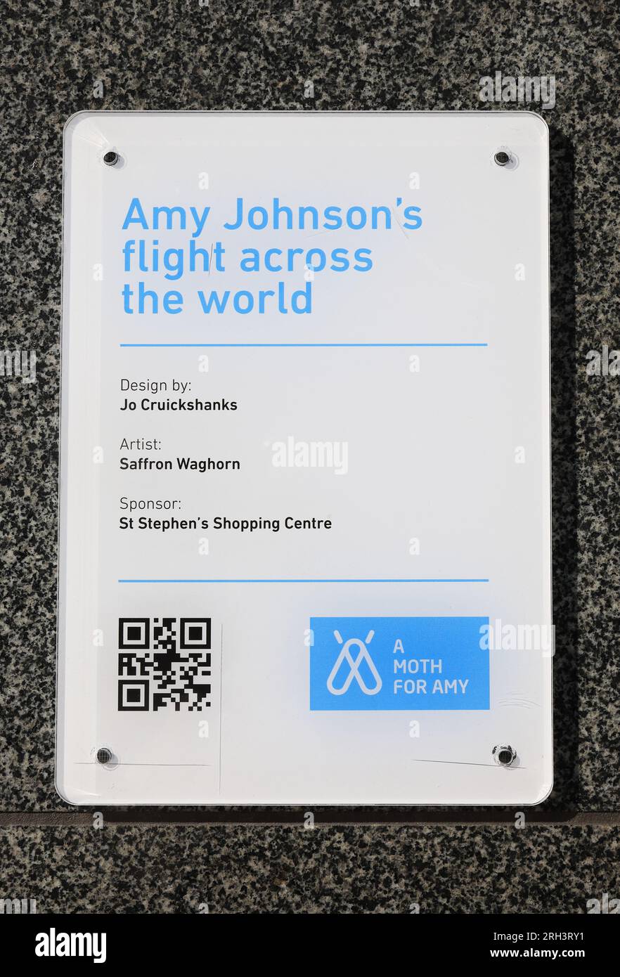 The full-scale replica of Amy Johnson's Gipsy Moth crafted by prisoners ...