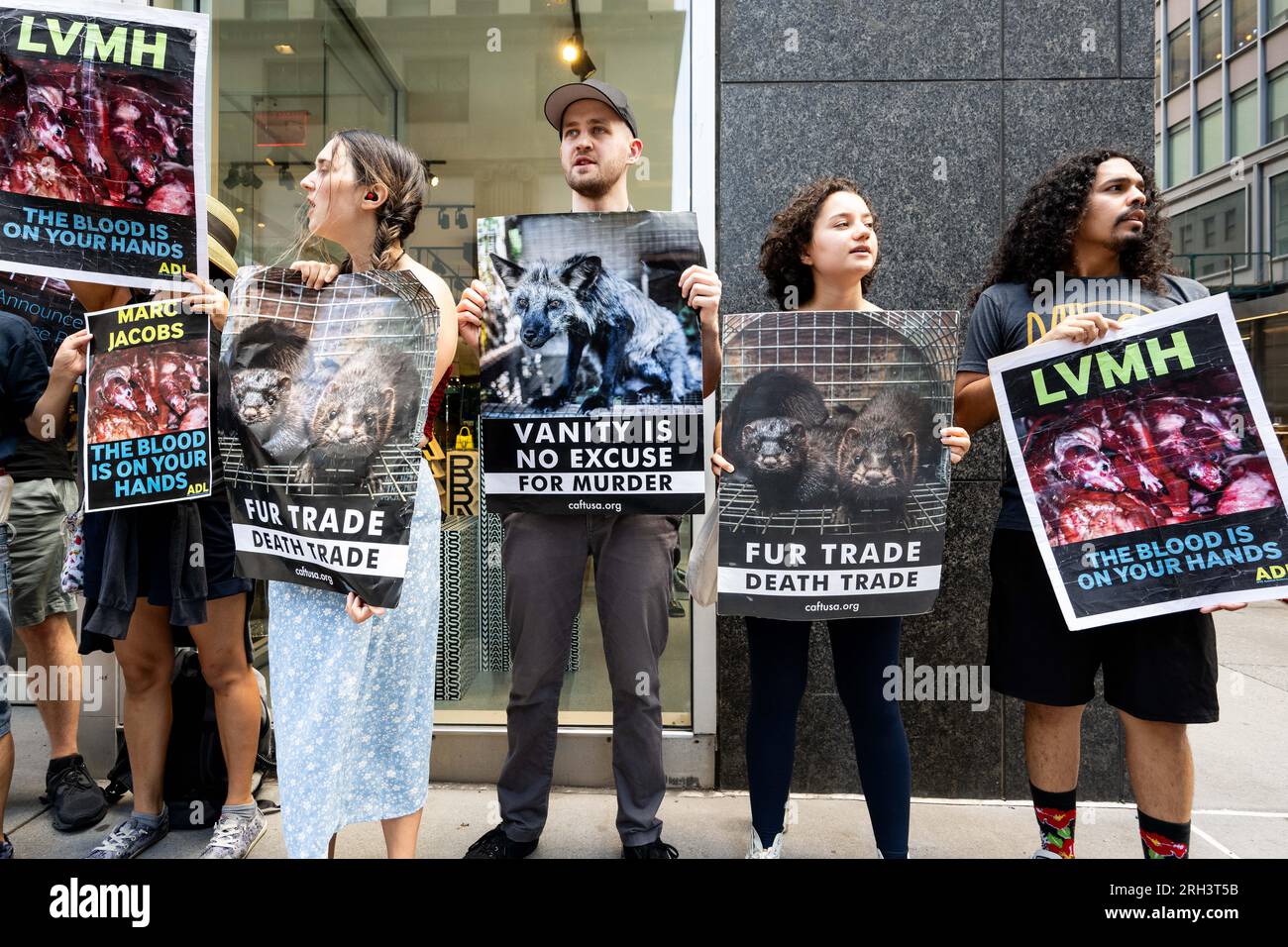 Anti fur sign signs hi-res stock photography and images - Alamy