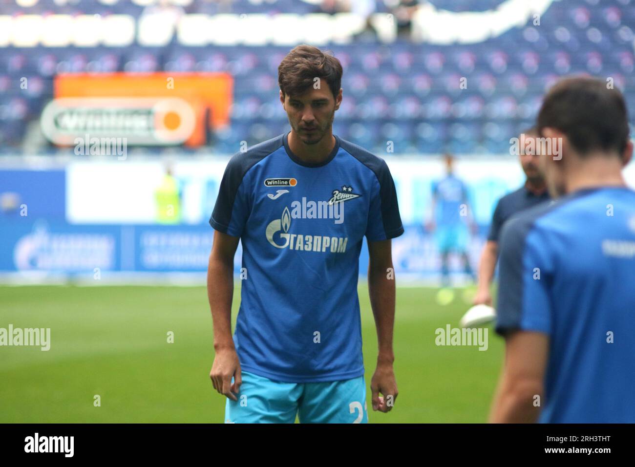 Saint Petersburg, Russia, 13 august 2023: Football. Russian Premier ...