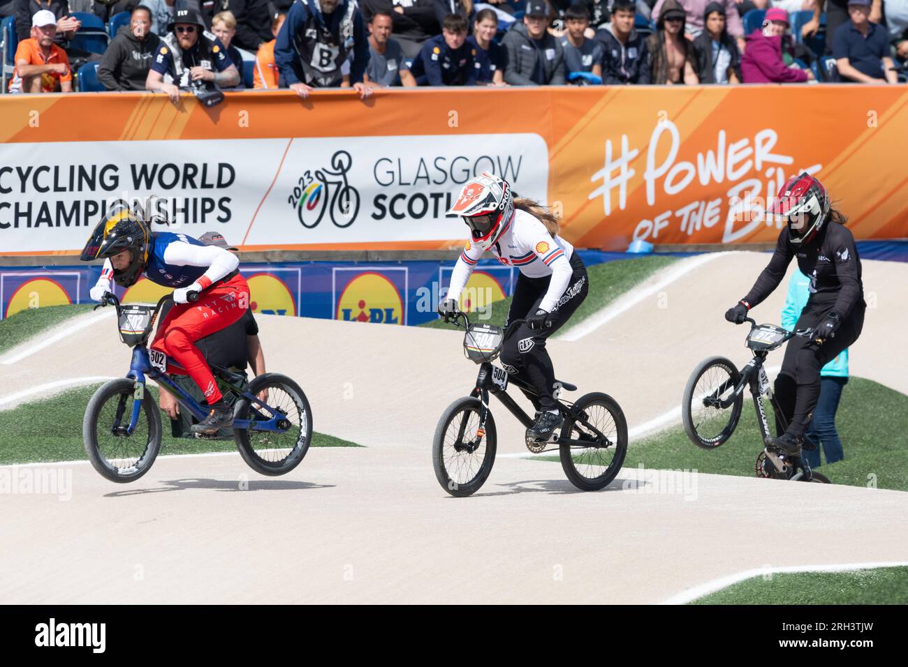 Glasgow BMX Centre, Glasgow, Scotland, UK. 13th Aug, 2023. UCI Cycling ...