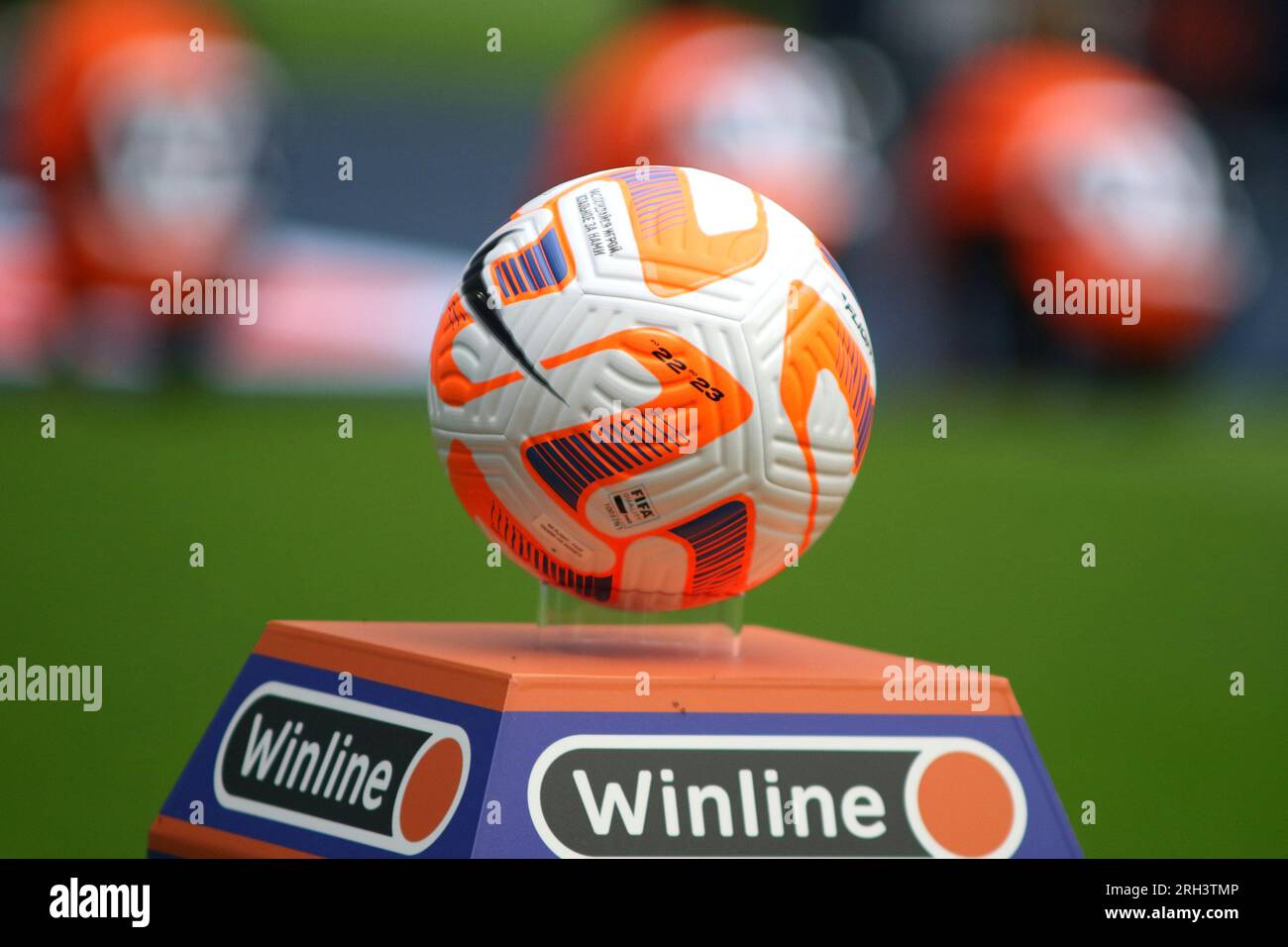 Saint Petersburg, Russia, 13 august 2023: Football. Russian Premier ...