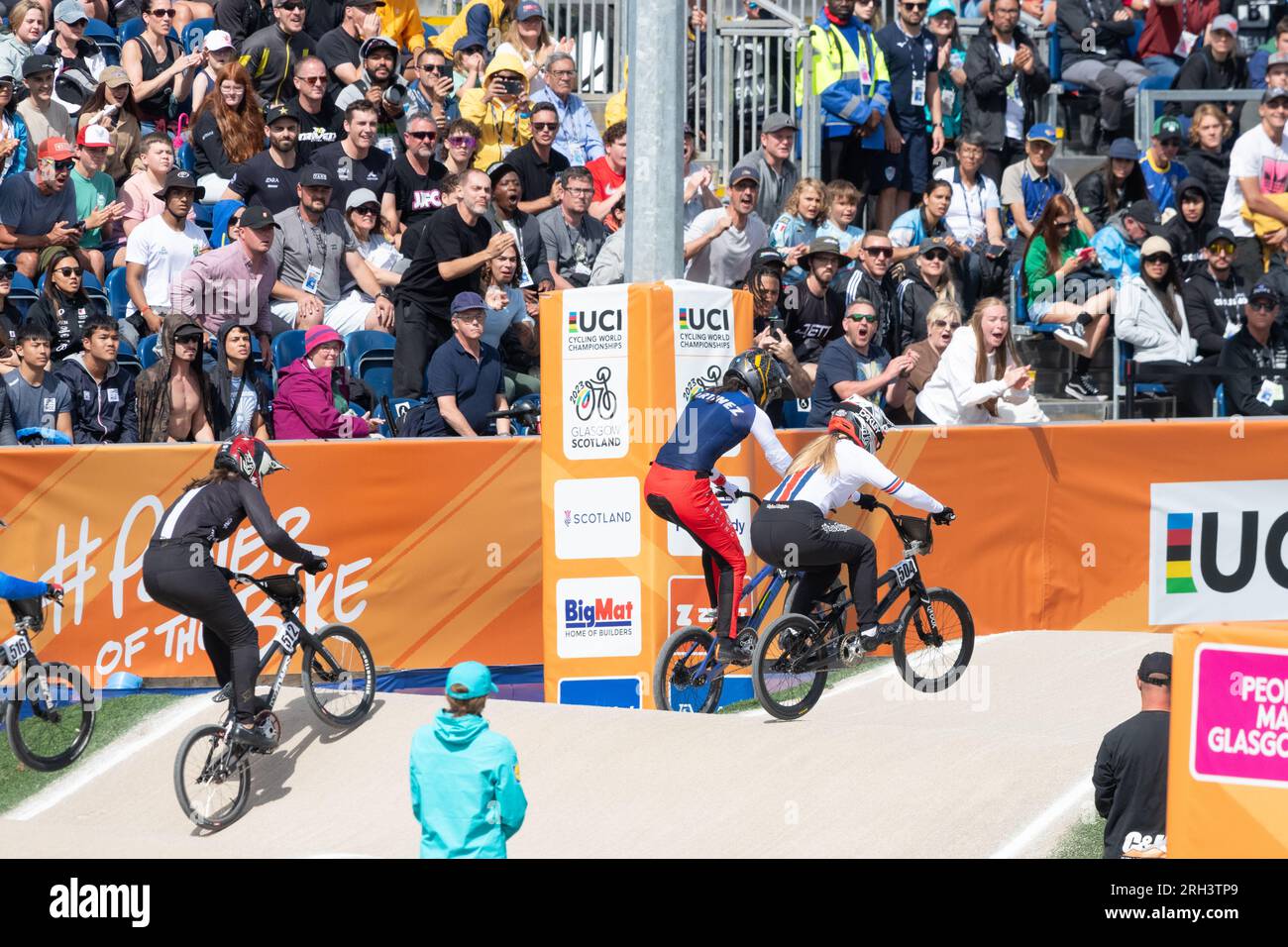 Glasgow BMX Centre, Glasgow, Scotland, UK. 13th Aug, 2023. UCI Cycling ...
